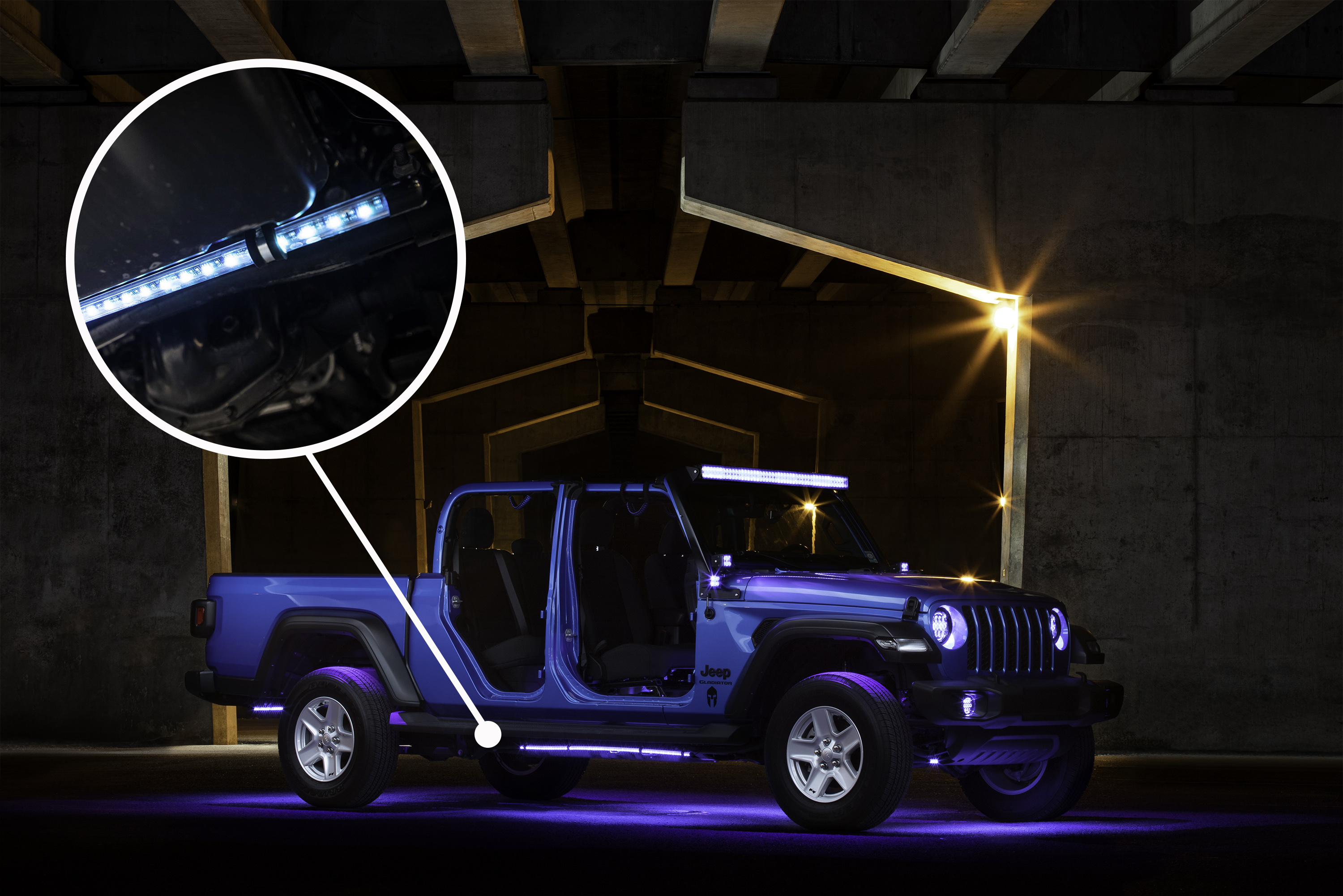 Metra Heise LED Lighting Systems RGBW Underglow LED 4-Piece Kit ...