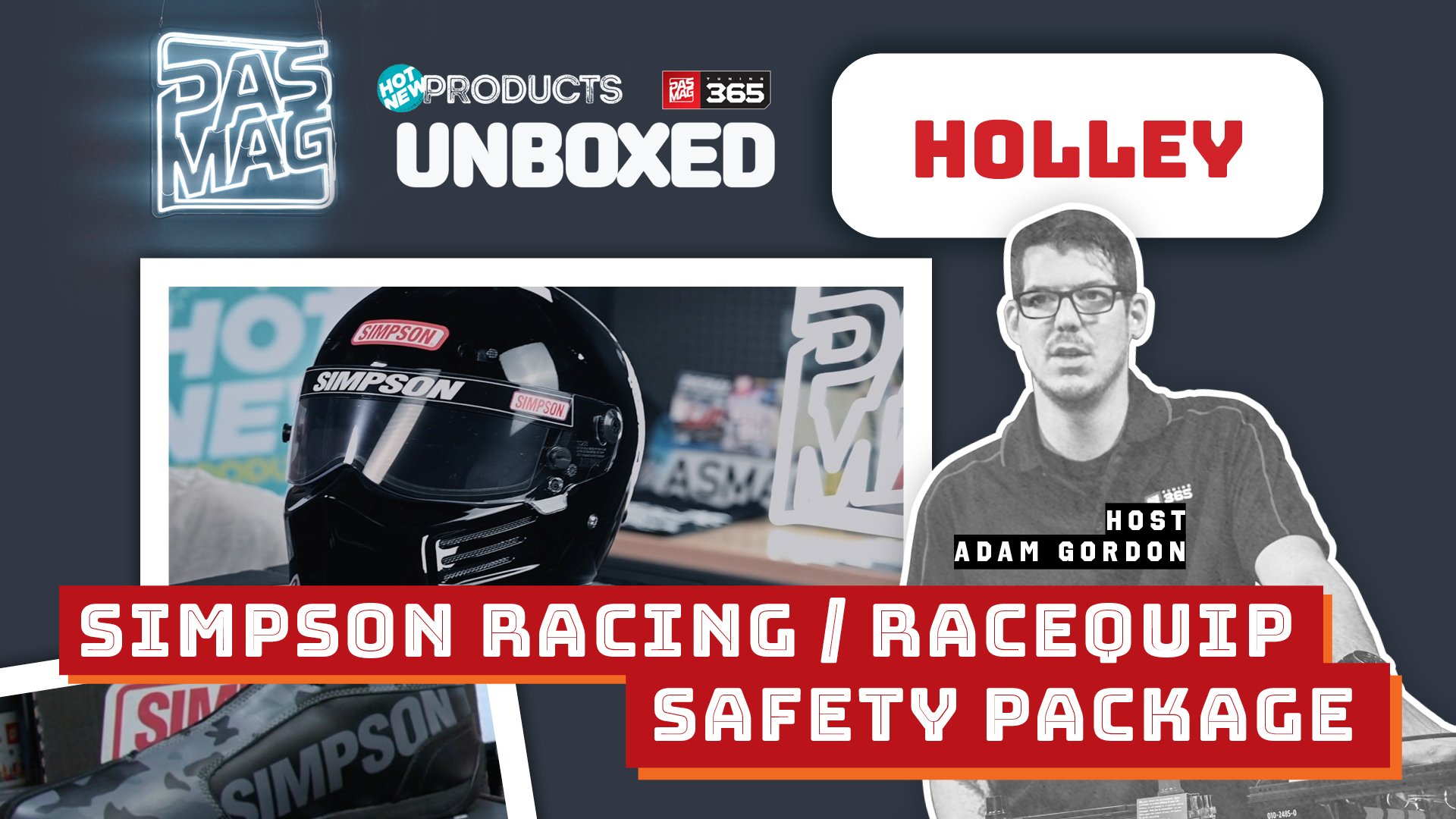 Unboxing: Holley / Simpson Racing / Racequip Safety Package - PASMAG is ...