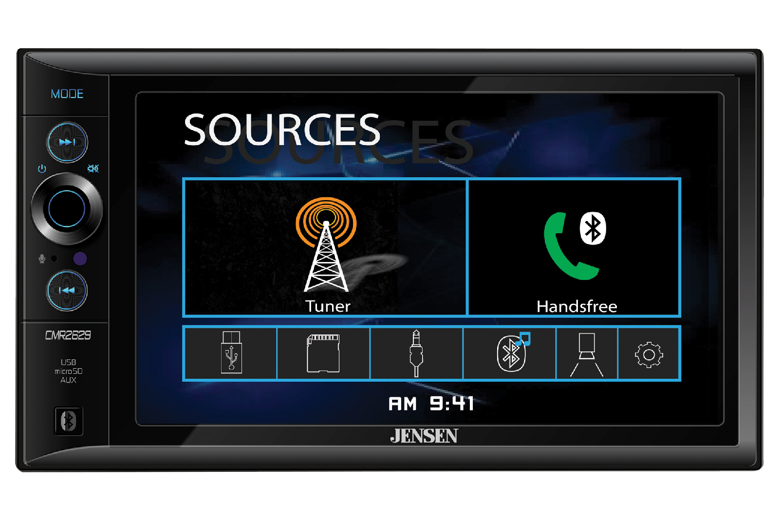 Jensen 6.2” Touchscreen Receiver - PASMAG is the Tuner's Source for ...