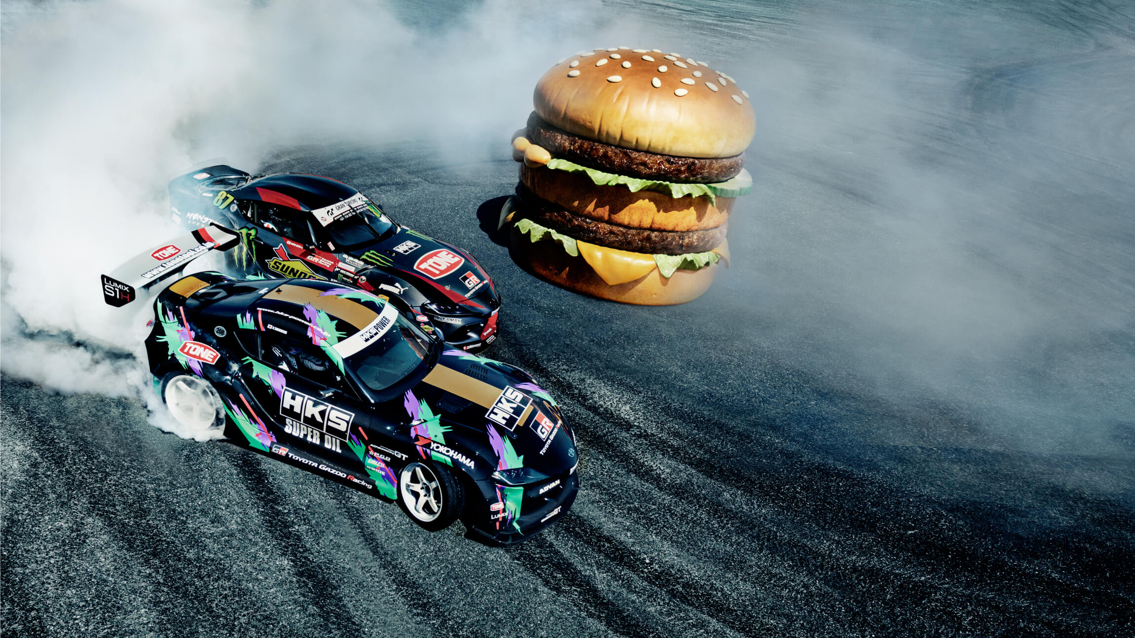 Drift Twins: Toyota Gazoo Racing × McDonald's Japan - GR Supra has ...