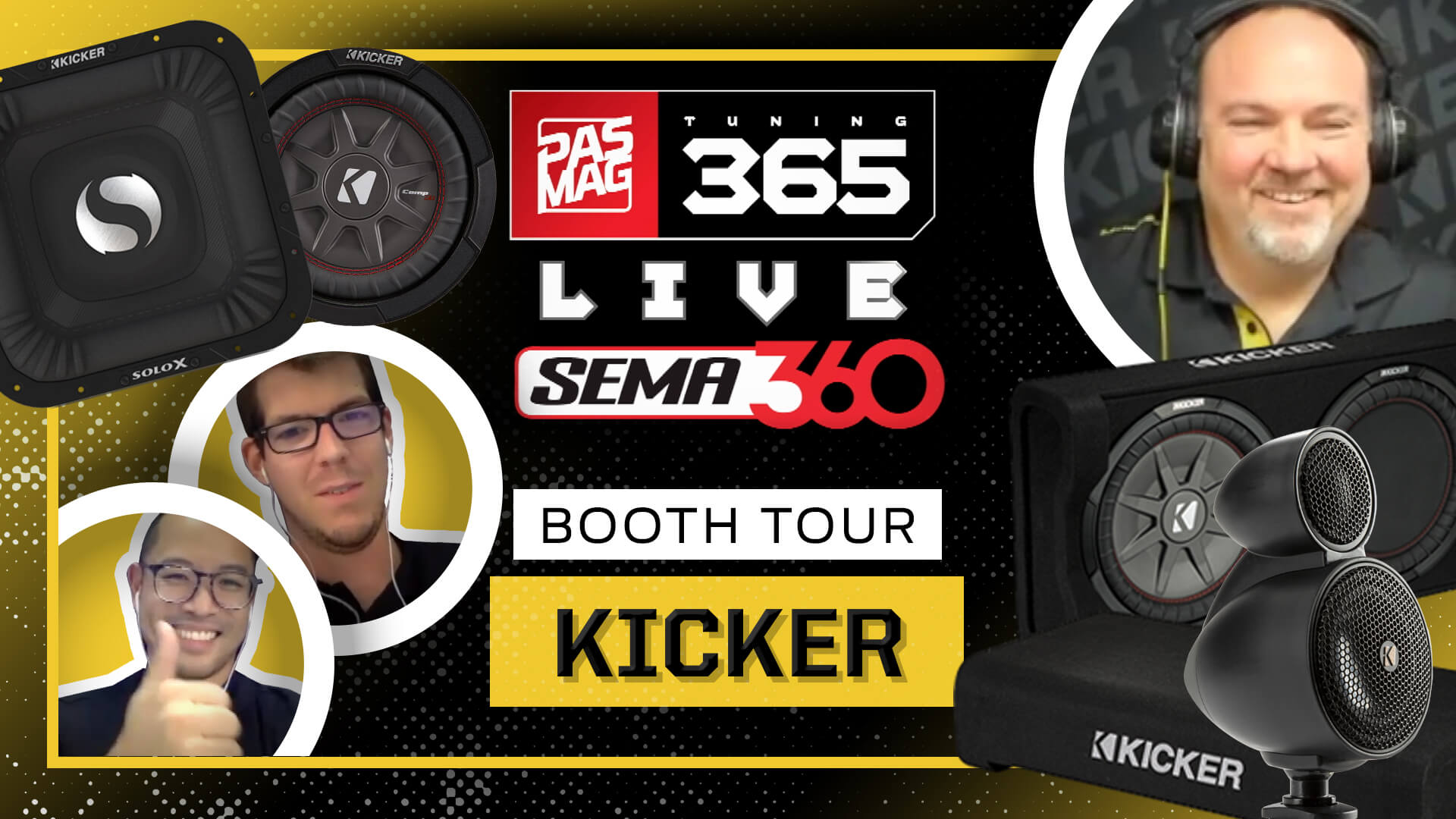PASMAG Tuning 365: 2020 SEMA360 Booth Tour - Kicker Audio - PASMAG is ...