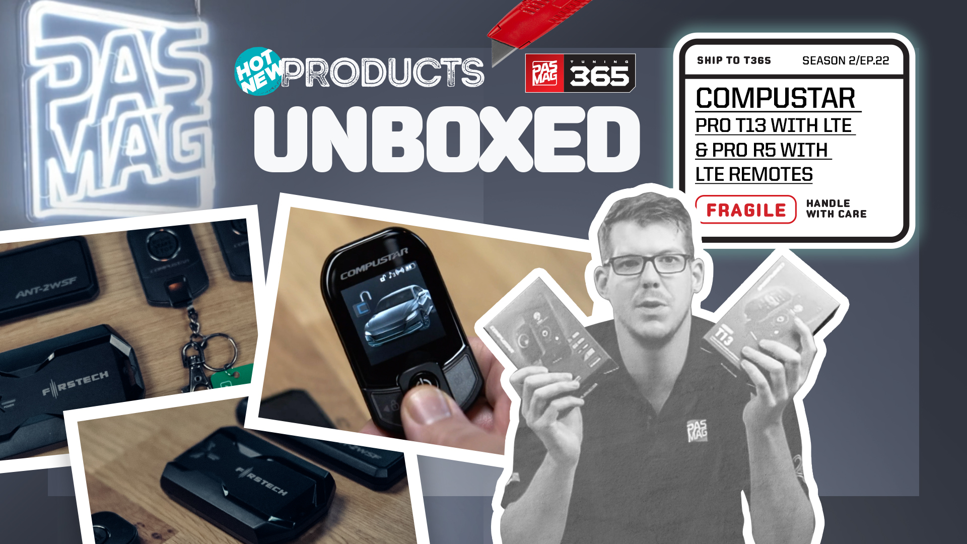 PASMAG Unboxing: Compustar PRO T13 with LTE & PRO R5 with LTE Remotes ...