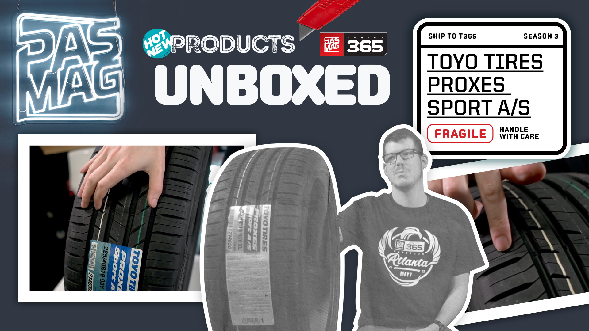 PASMAG Unboxing: Toyo Tires Proxes Sport A/S Tire - PASMAG is the Tuner ...