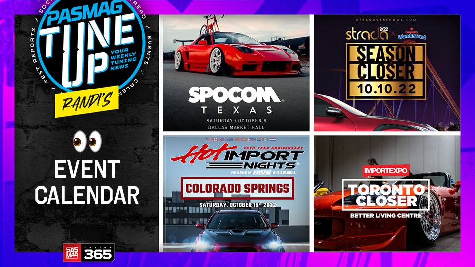 Event Calendar: October 7-16, 2022 - PASMAG is the Tuner's Source for ...