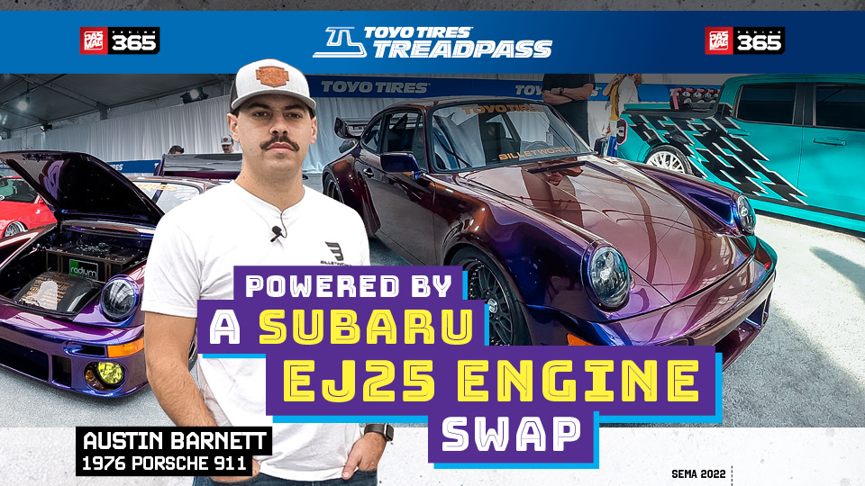 Powered by a Subaru EJ25 Engine Swap: Austin Barnett’s 1976 Porsche 911 - PASMAG is the Tuner's ...