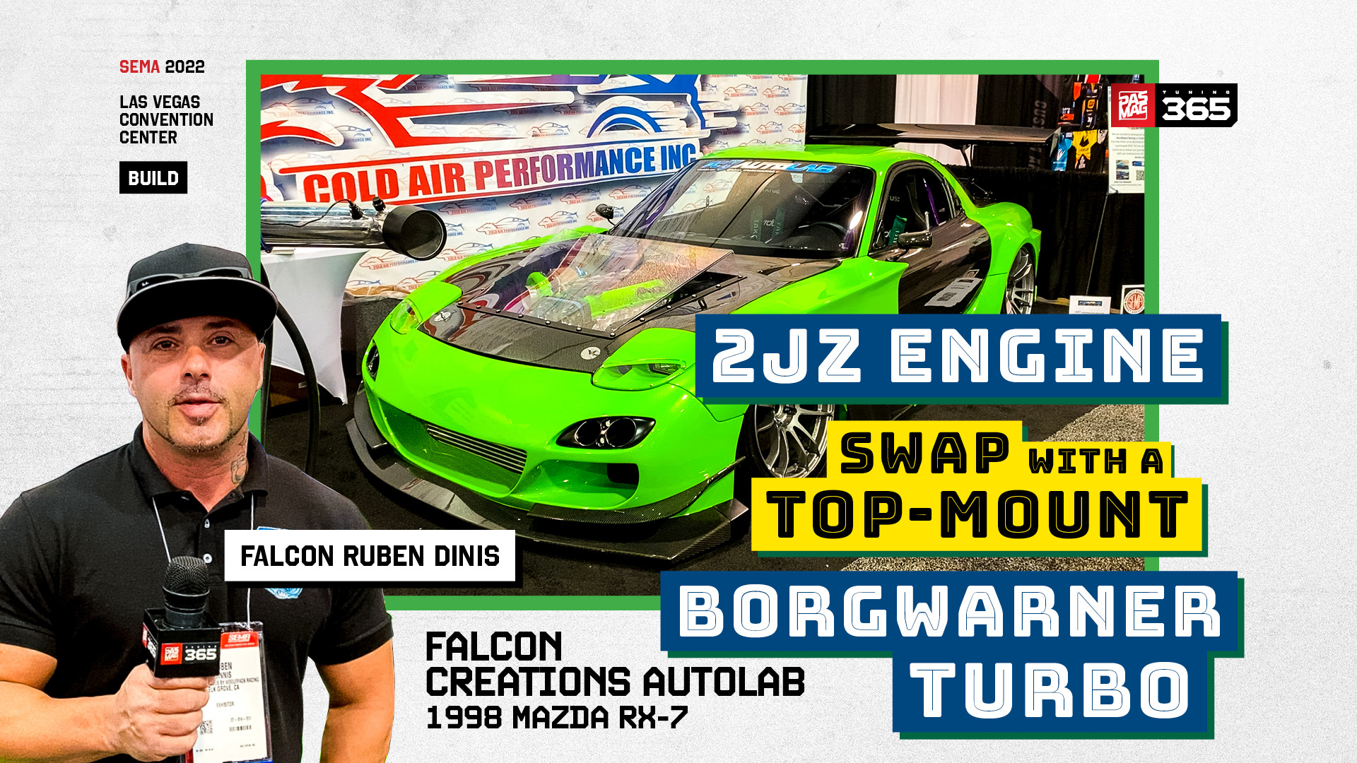 5 Weeks To Build A SEMA Car: Falcon Creations AutoLab 1998 Mazda RX-7 ...